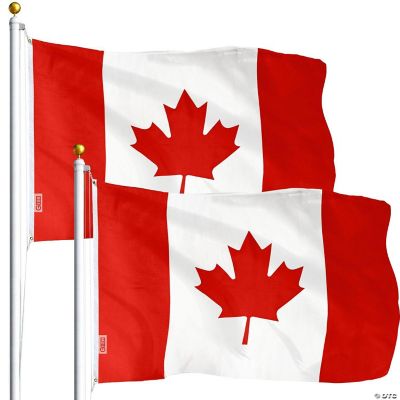 G128 - Canada Canadian Flag 3x5FT 2 Pack Printed Polyester | Oriental ...
