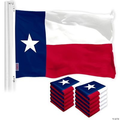G128 - Texas TX State Flag 3x5FT 10 Pack 150D Printed Polyester ...