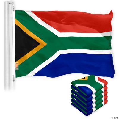 G128 - South Africa South African Flag 3x5FT 5 Pack 150D Printed ...