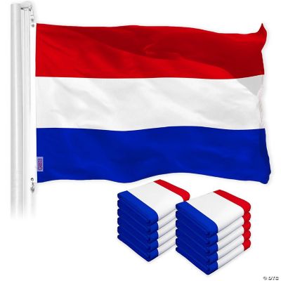 G128 - Netherlands Dutch Flag 3x5FT 10 Pack 150D Printed Polyester ...