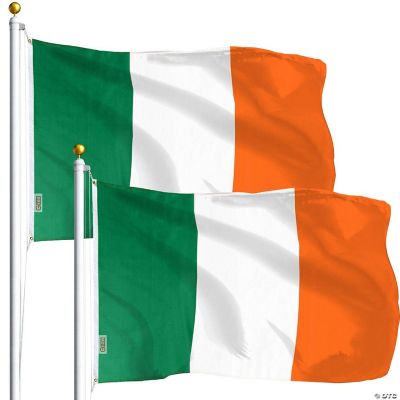 G128 - Ireland Irish Flag 3x5FT 2 Pack Printed Polyester | Oriental Trading