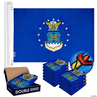 G128 - US Air Force Flag 3x5FT 10 Pack Double-sided Embroidered ...