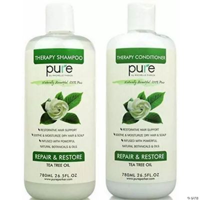 Pure Parker Tea Tree Oil Shampoo & Conditioner Set for Deep Cleanse. 2 ...