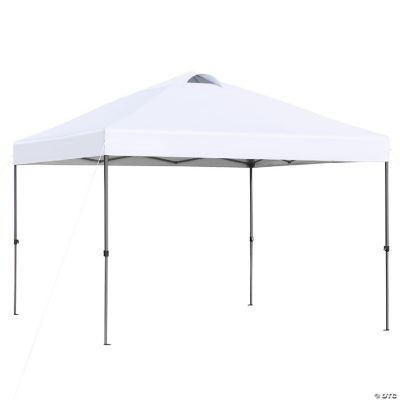Outsunny 10' x 10' Pop Up Canopy Event Tent Center Lift Hook Design 3 ...