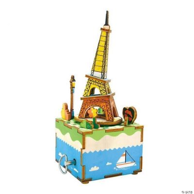 HandsCraft DIY 3D Wood Puzzle Music Box: Romantic Eiffel - 41 Pieces ...