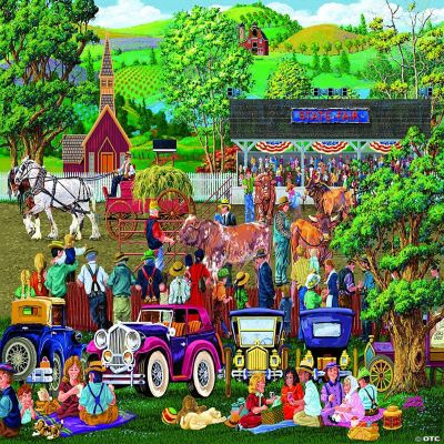 Sunsout State Fair Picnics 300 pc Jigsaw Puzzle | Oriental Trading