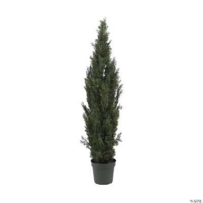 Nearly Natural Modern Indoor Outdoor Mini Cedar Pine Tree - 6 Feet, Green