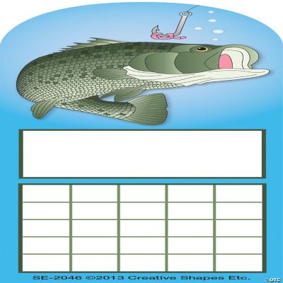 Creative Shapes Etc. - Personal Incentive Chart - Bass | Oriental Trading