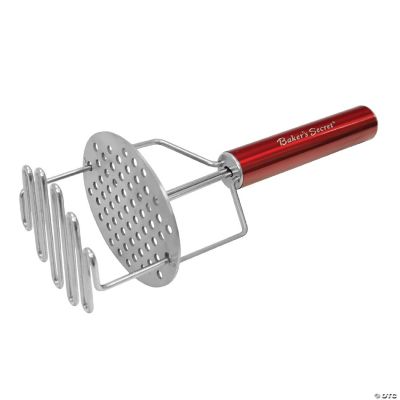 Baker's Secret Stainless Steel Heat-resistant Potato Masher 9.8"x4.1 ...