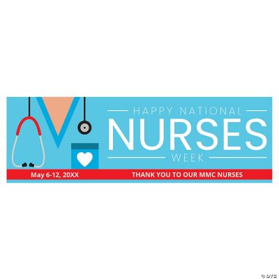 Personalized National Nurses Week Banner | Oriental Trading