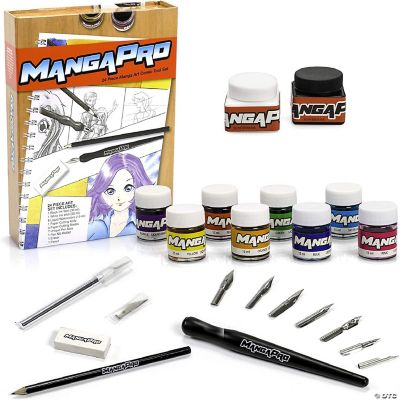 Premium Art Drawing Set - 24 pc Manga Animae Animation Sketch and Comic ...