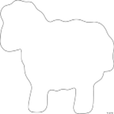 Creative Shapes Etc. - Sticky Shape Notepad - Sheep/lamb