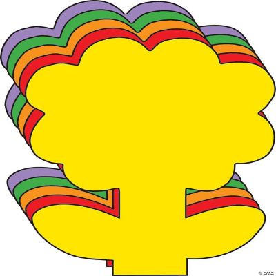 Creative Shapes Etc. - Small Assorted Cut-out - Flower | Oriental Trading
