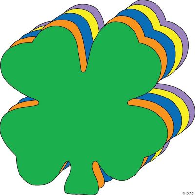 Creative Shapes Etc. - Four Leaf Clover Assorted Color Creative Cut ...