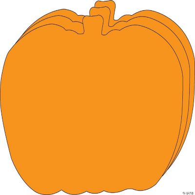 Creative Shapes Etc. - Pumpkin Single Color Super Cut-outs- 8" X 10 ...
