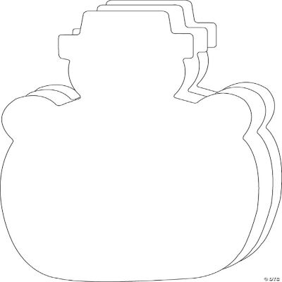 Creative Shapes Etc. - Snowman Single Color Super Cut-outs- 8” X 10”