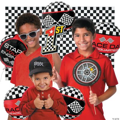 Race Car Party Premium Photo Booth Kit - 55 Pc.
