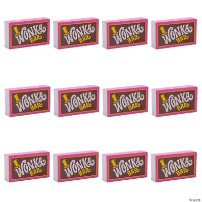6" x 3 1/2" Willy Wonka™ Wonka Bar Favor Boxes - 12 Pc. | Oriental Trading