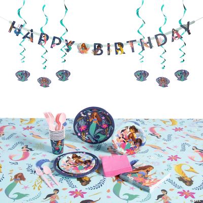 209 Pc. Disney’s The Little Mermaid Tableware Kit for 24 Guests