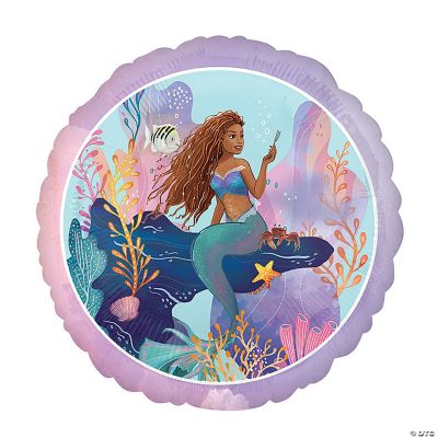 Live Action The Little Mermaid Round 18" Mylar Balloon | Oriental Trading