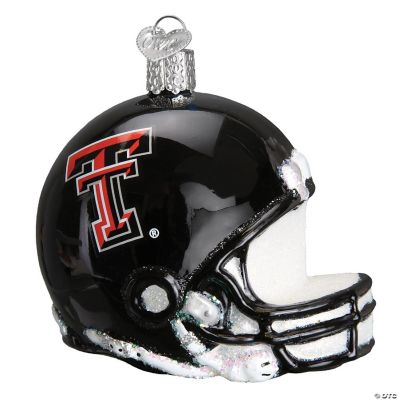 Old World Christmas Glass Blown Ornament 63217 Texas Tech Helmet- 3 ...