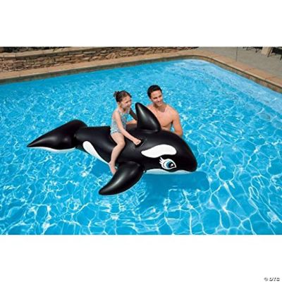 Intex Whale Inflatable Pool Ride-On, 76" X 47"