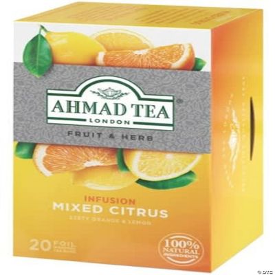 Ahmad Mixed Citrus Herbal Tea 20 foil tea bags | Oriental Trading
