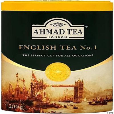 Ahmad English Tea No.1 Black Loose Leaf Tea in Tin 7oz/200g | Oriental ...
