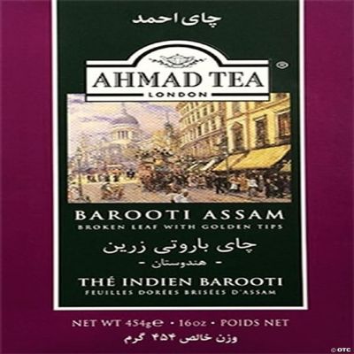 Ahmad Barooti Assam Black Loose Leaf Tea in Paper Carton 16oz/454g ...