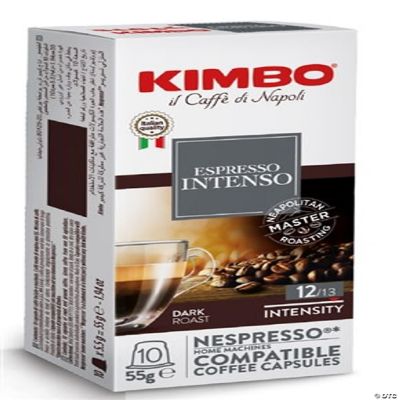 Kimbo Intenso Coffee Nespresso Capsules 10ct