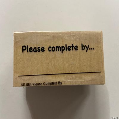 Creative Shapes Etc. - Teacher's Stamp - Please Complete By | Oriental ...