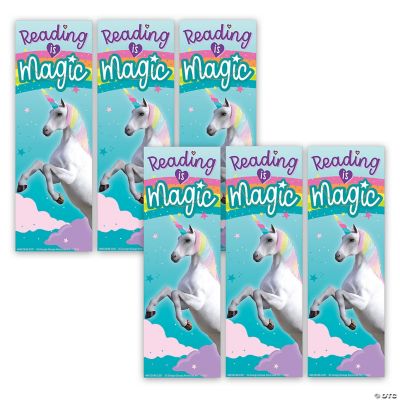 Eureka Unicorn Reading is Magic Bookmarks, 36 Per Pack, 6 Packs ...