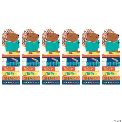 Eureka Hedge Hog Keep Your Mind Sharp Bookmarks, 36 Per Pack, 6 Packs ...