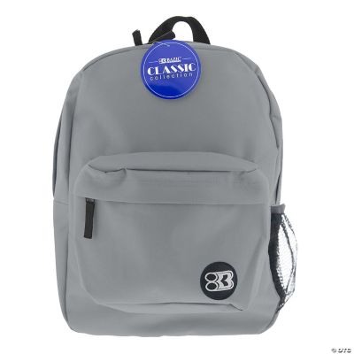 BAZIC Products 17" Classic Backpack, Gray | Oriental Trading