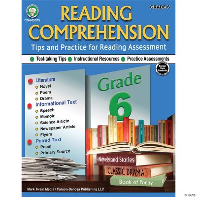 Mark Twain Media Reading Comprehension, Grade 6