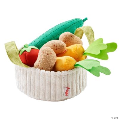 HABA Biofino Vegetable Basket - Soft Plush Pretend Play Food with ...