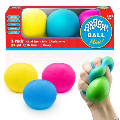 Power Your Fun - Arggh 3 Pack MIni Fidget Stress Balls