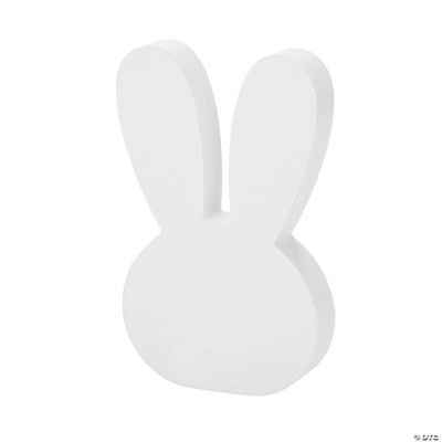 White Easter Bunny-Shaped Tabletop Decoration | Oriental Trading