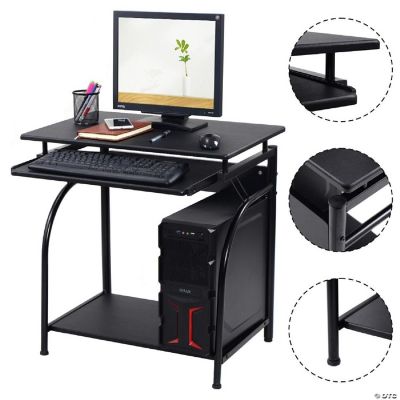 Costway Computer Desk PC Laptop Writing Table Workstation Home Office ...