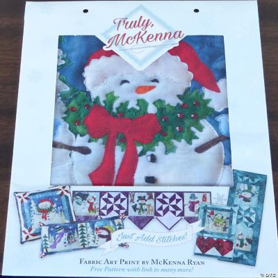 McKenna Ryan Snow Buds Fabric Art Panel Block 8 Seasons Tweetings ...