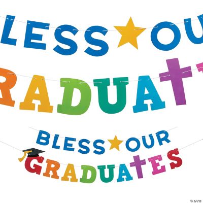7 Ft. - 9 Ft. Religious Bless Our Graduates Ready-to-Hang Cardstock ...