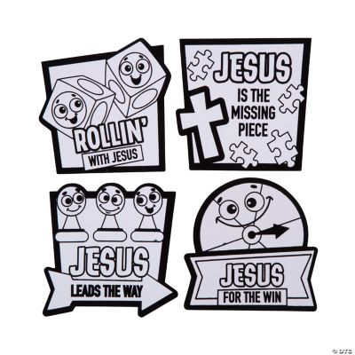 Color Your Own Board Game VBS Fuzzy Magnets - 12 Pc.