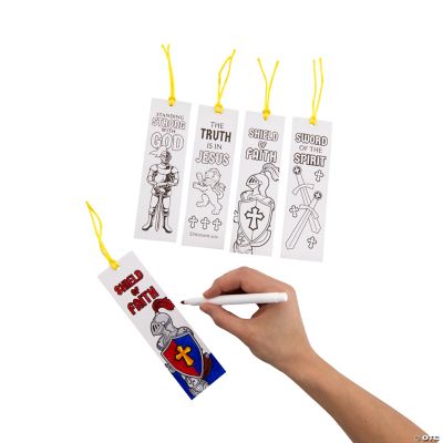 2" x 7" Color Your Own Kingdom Knights VBS Bookmarks - 12 Pc ...