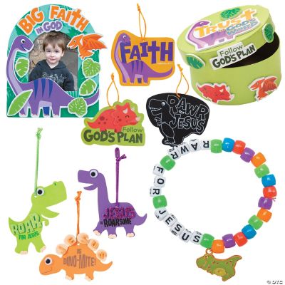 Bulk 120 Pc. Dinosaur VBS Craft Kit Assortment | Oriental Trading