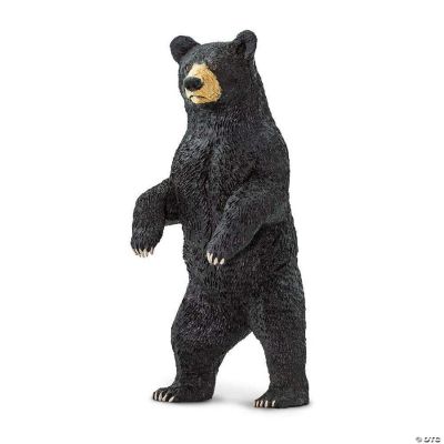 Safari Standing Black Bear Toy | Oriental Trading