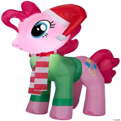 Gemmy Christmas Airblown Inflatable Inflatable Pinkie Pie with Santa ...