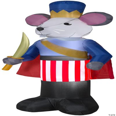 Gemmy Christmas Airblown Inflatable Nutcracker Mouse King OPP 7 ft Tall ...