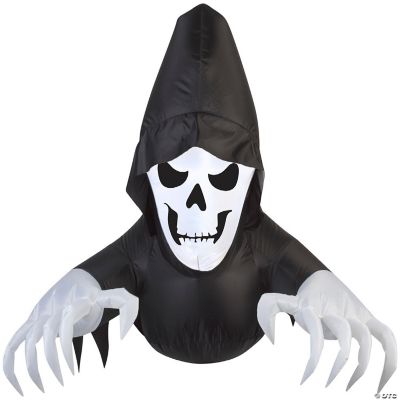 Gemmy Airblown Window Creeper Friendly Reaper 2 ft Tall Multicolored