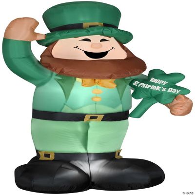 Gemmy Christmas Airblown Inflatable St. Patrick's Day Leprechaun 6 ft ...