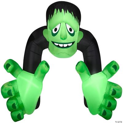Gemmy Airblown Archway Reaching Smiling Monster 10 ft Tall Multicolored